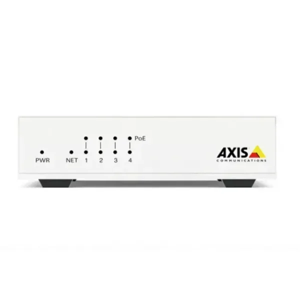 Axis Switch D8004, 4 Puertos 10/100 Mbps, Poe 60W, Plug & Play, No ...