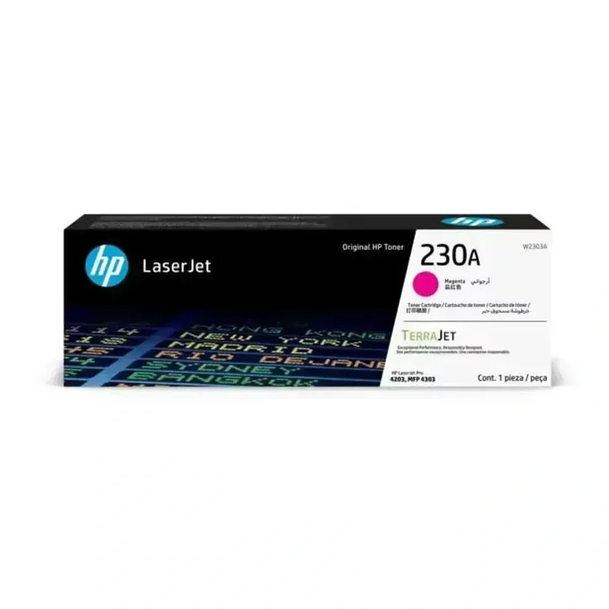 Cartucho De Tóner HP 230A Magenta LaserJet, TerraJet, 1800 Páginas ...