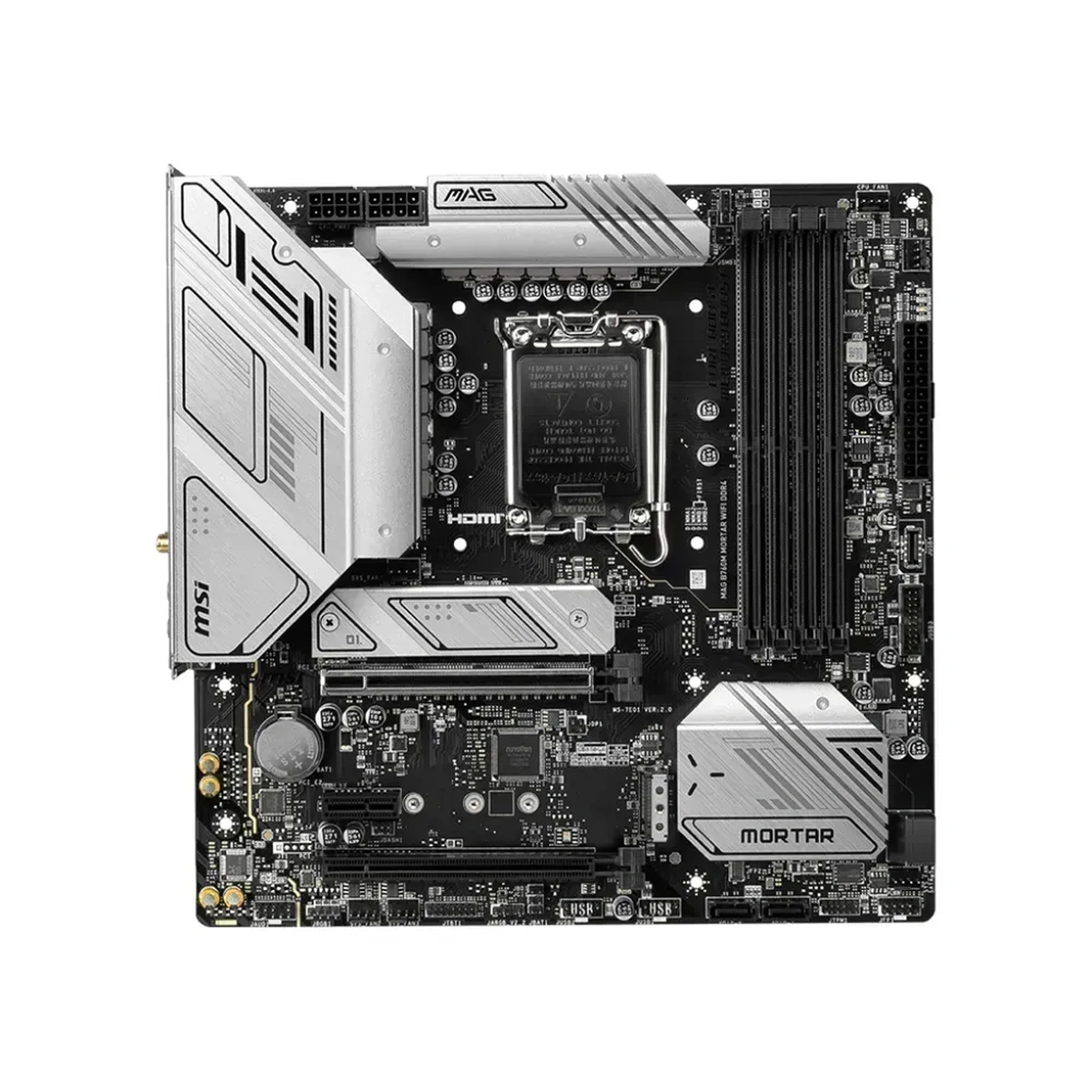 Msi Placa Madre Micro-Atx ,Lga 1700-75A Drmos Vrm, Ddr5 7000+Mhz/Oc ...
