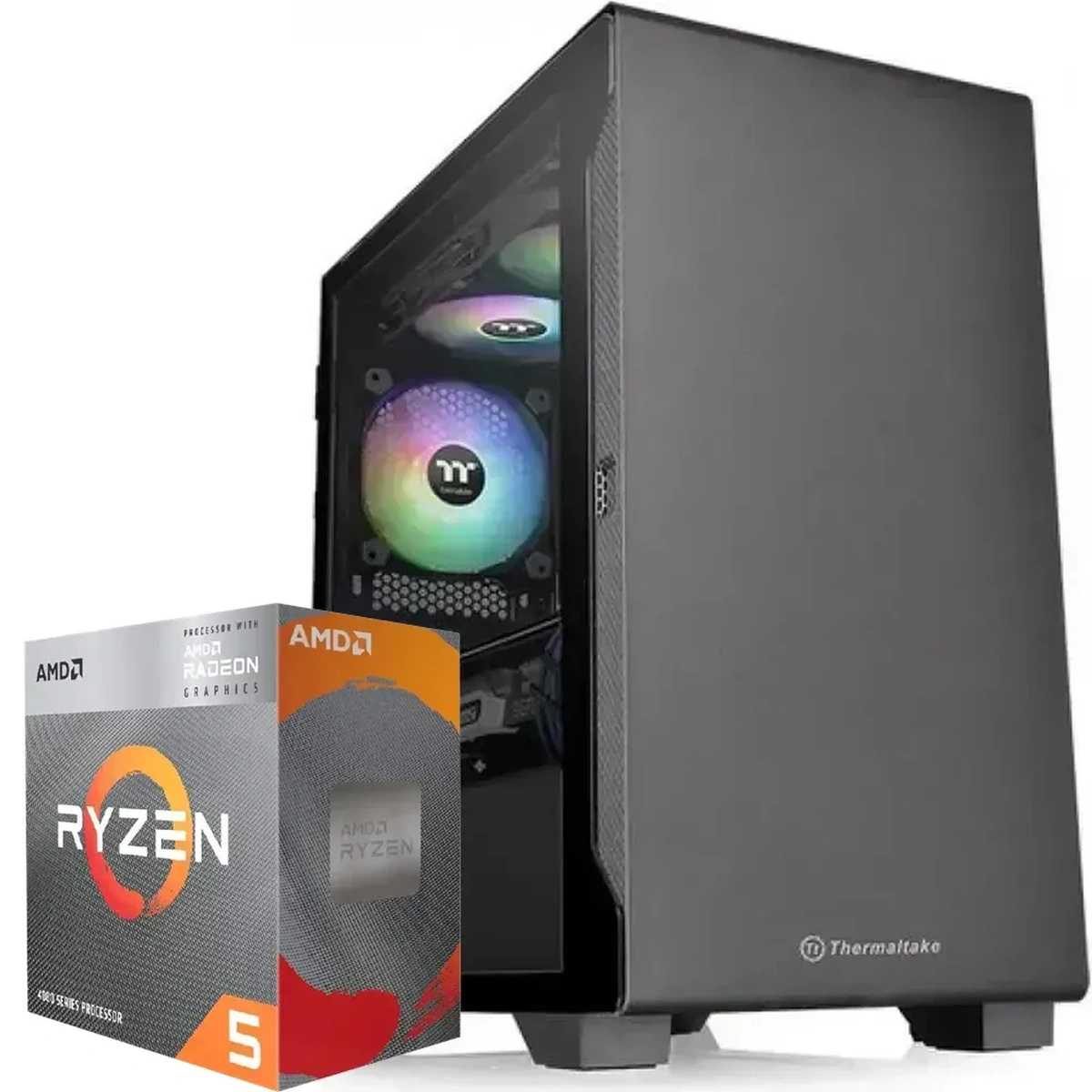 PC Gamer AMD Ryzen 5 4600G, GTX 1650, 16GB RAM, 480GB SSD SATA - 27912 ...