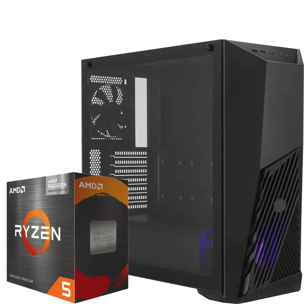PC Gamer AMD Ryzen 5 5600G, 16GB RAM, 500GB SSD NVMe Gen4, WiFi 5 ...