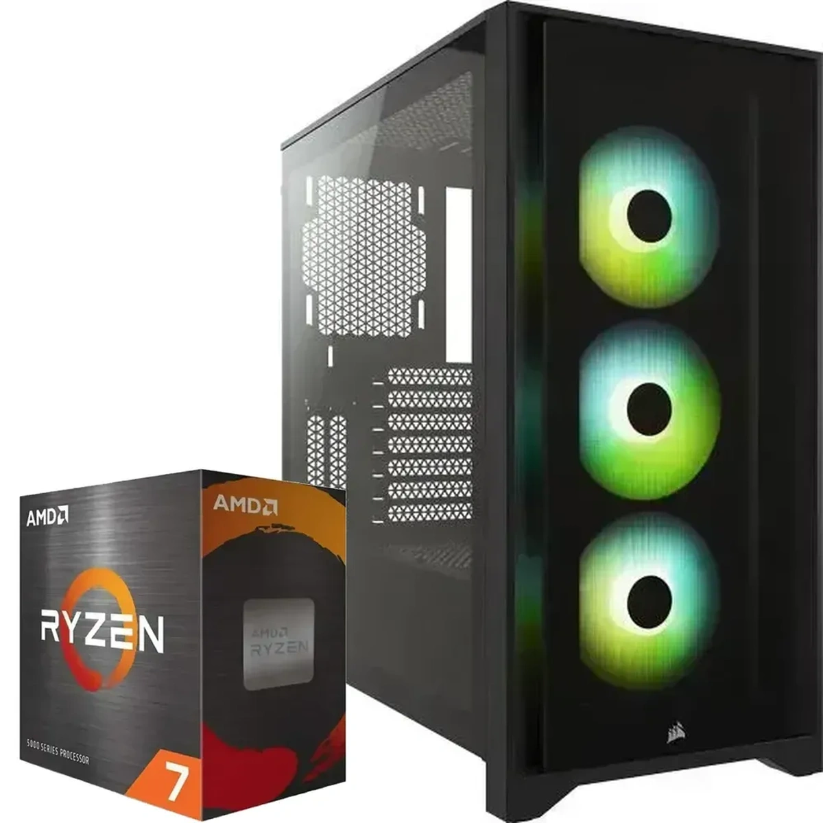 PC Gamer AMD Ryzen 7 5700, RTX 4060, 16GB RAM, 1TB SSD NVMe, WiFi 5 - 36296 - Centrale.cl
