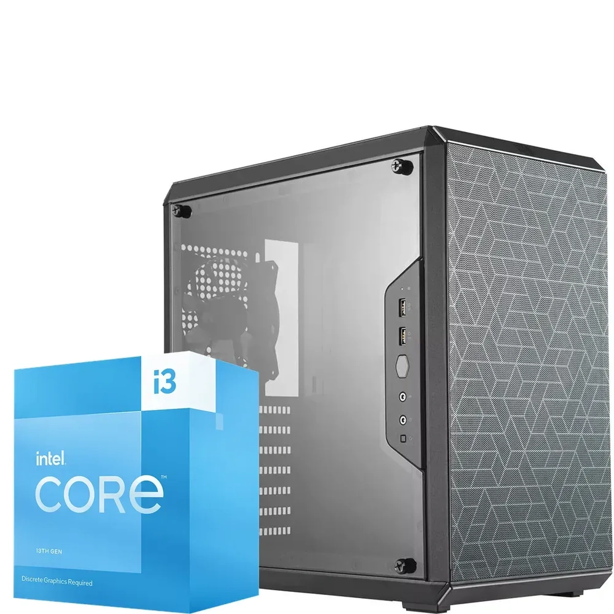 PC Gamer Intel Core I3-13100F, GTX 1650, 16GB RAM, 500GB SSD NVMe, 500W Bronze - 31255 - Centrale.cl