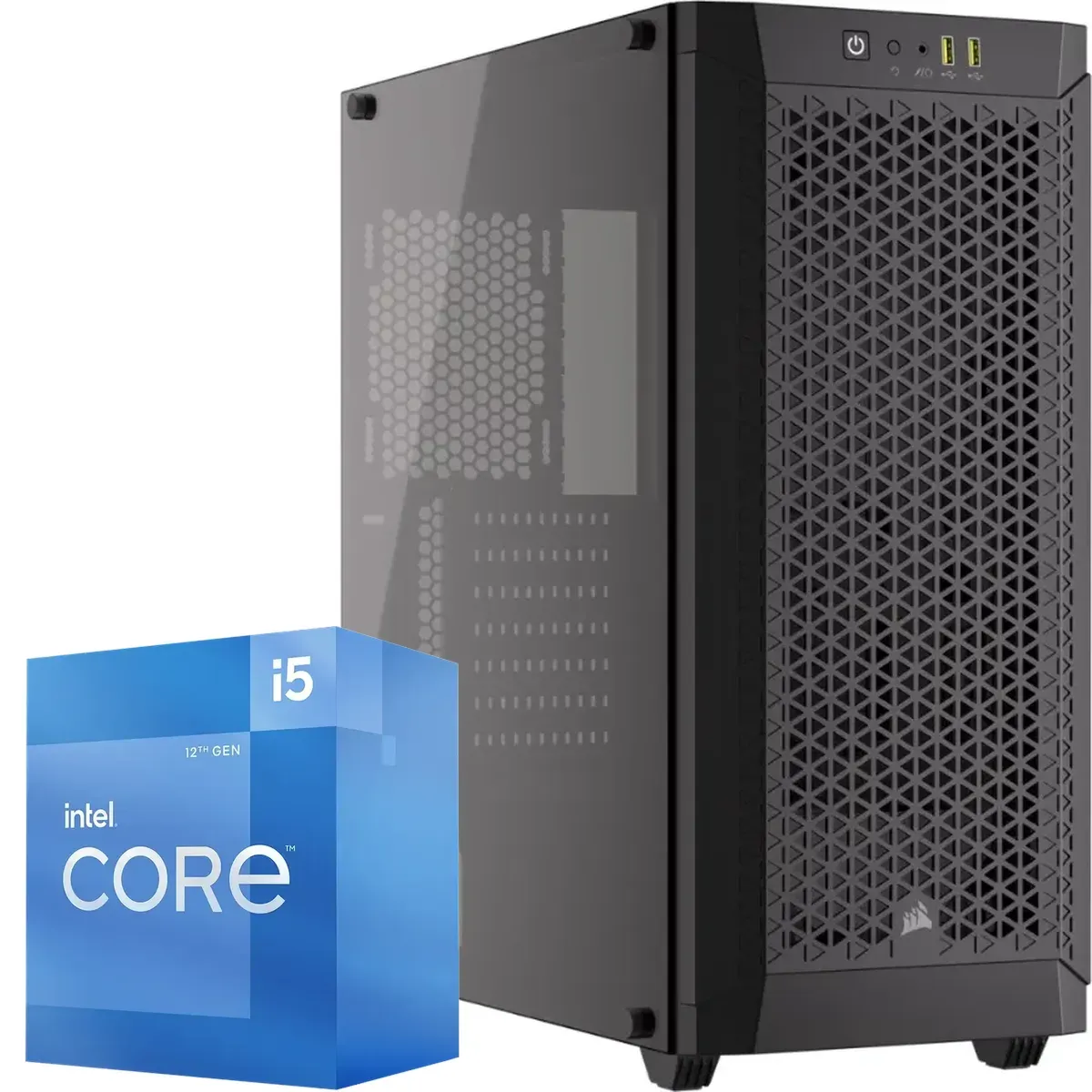 PC Gamer Intel Core I5-12400, RTX 5060 Ti 8GB, 16GB RAM DDR4, 1TB NVMe ...