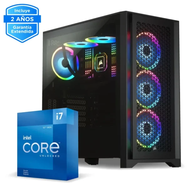 PC Gamer Intel i7-12700KF, 32GB RAM, 1TB SSD, GeForce RTX 4080 SUPER ...