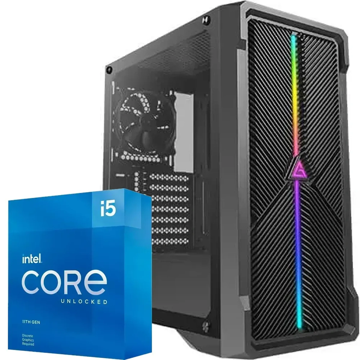 PC Gamer RTX 3050, Core I5-11600KF, 16GB RAM, 250GB NVMe Gen4, 1TB HDD ...