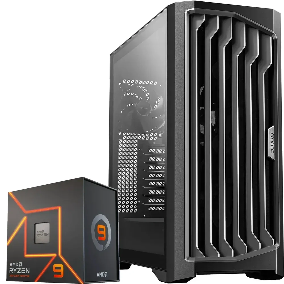 PC Workstation AMD Ryzen 9 7900X, RTX A4000, 32GB RAM, 512GB NVMe, WiFi ...