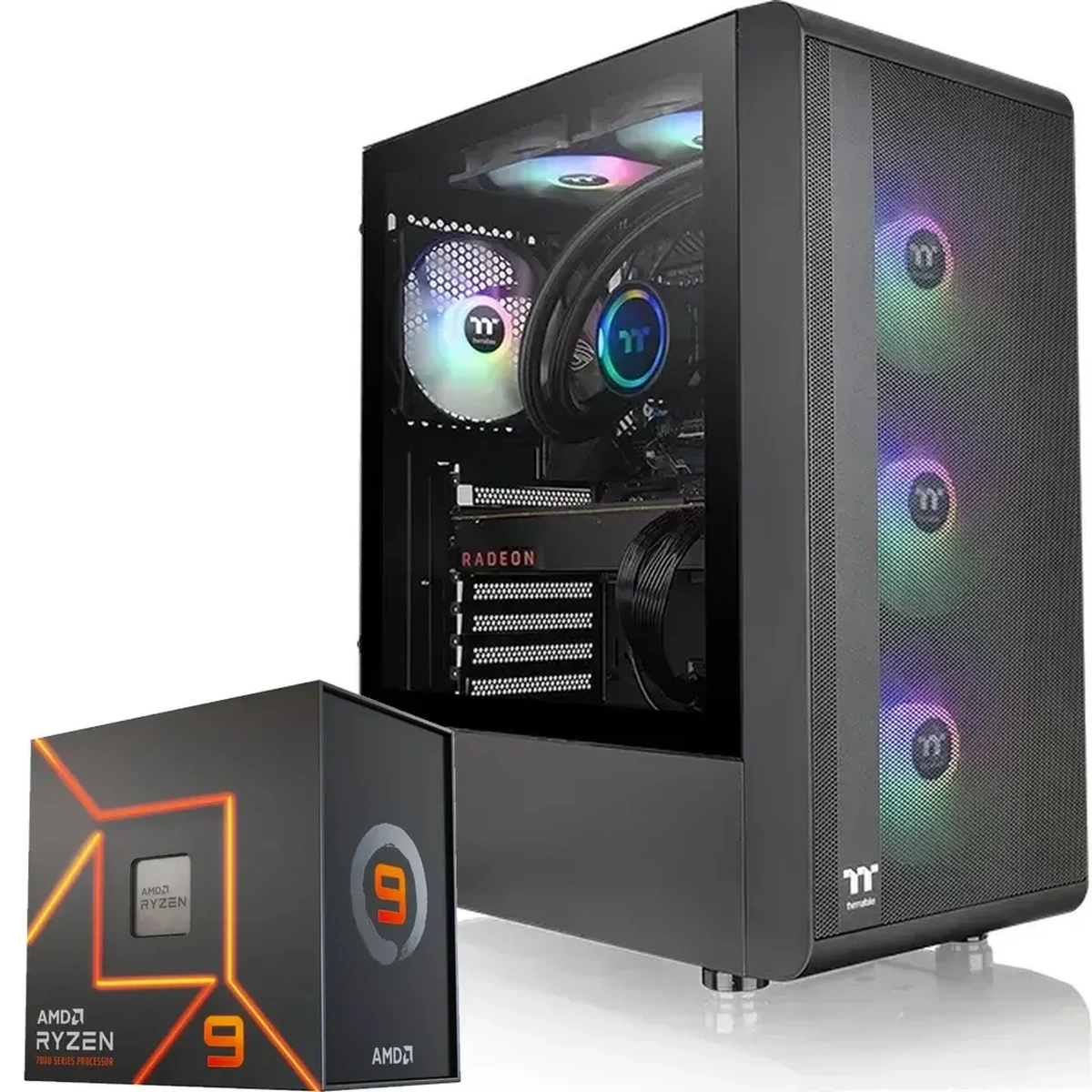 PC Workstation AMD Ryzen 9 7950X, T1000 8GB, 32GB RAM, 2TB NVMe, WiFi ...