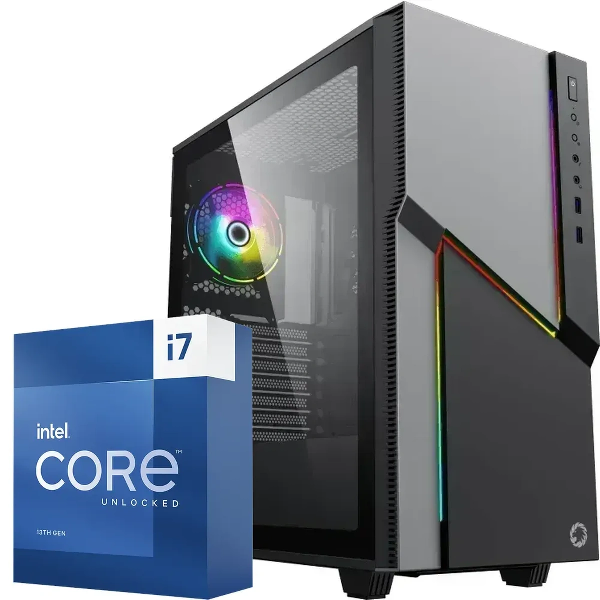 PC Workstation Intel Core I7-13700K, 16GB RAM DDR4, 1TB SSD NVMe, WiFi 6, Z790 - 33147 - Centrale.cl