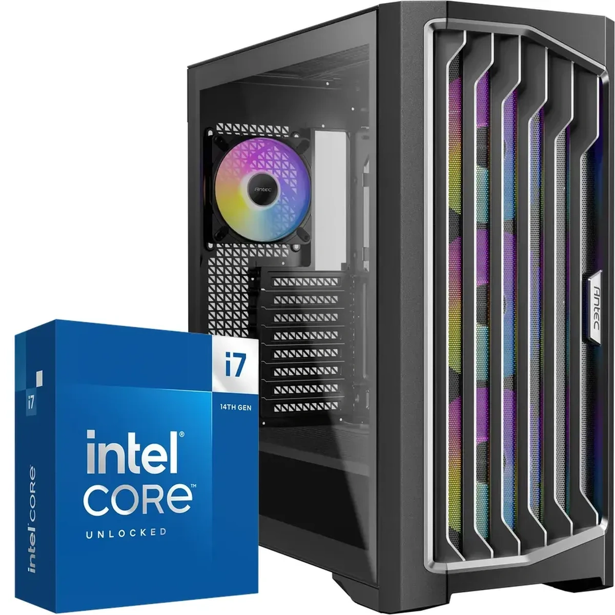 PC Workstation Intel Core I7-14700K, RTX 3050, 32GB RAM, 1TB NVMe, WiFi 6E - 44016 - Centrale.cl