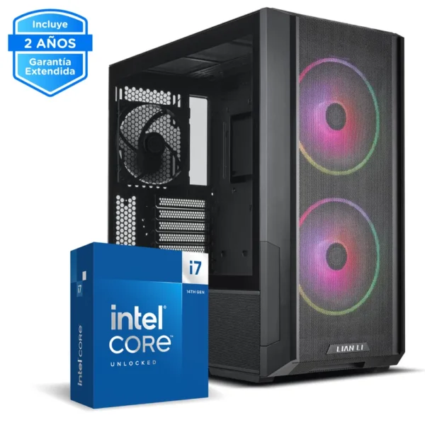 PC Workstation Intel Core i7-14700K, RTX 4060, 32GB RAM, 1TB SSD NVme, WiFi 6 – Centrale.cl