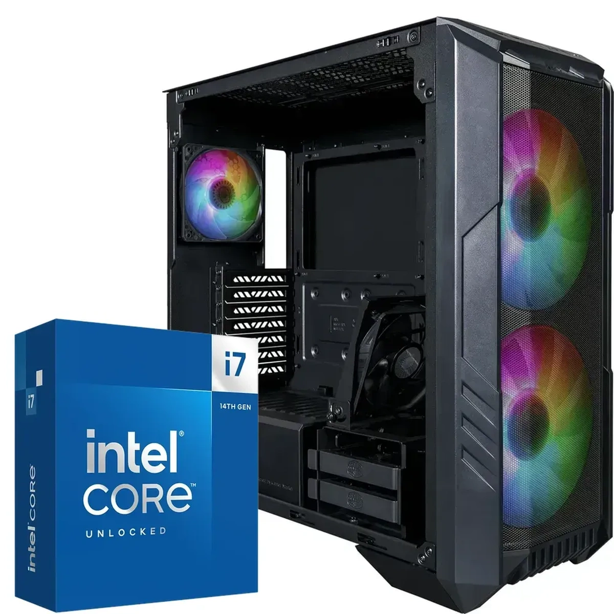 PC Workstation Intel Core I7-14700K, RTX 4070, 64GB RAM DDR4, 1TB SSD ...
