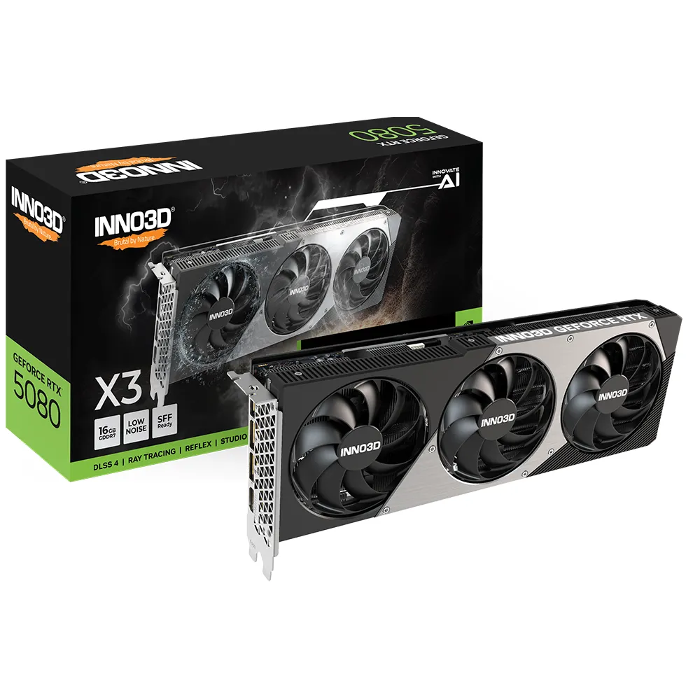 Tarjeta Gráfica Inno3D GeForce RTX 5080 X3 16GB GDDR7 256-bit - 57797 ...