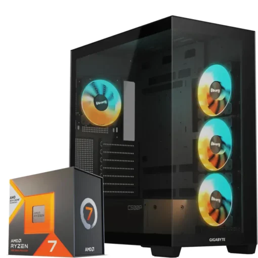 Workstation AMD Ryzen 7 7800X3D, RTX 5070, 64GB RAM, 1TB NVMe, WiFi 7 ...