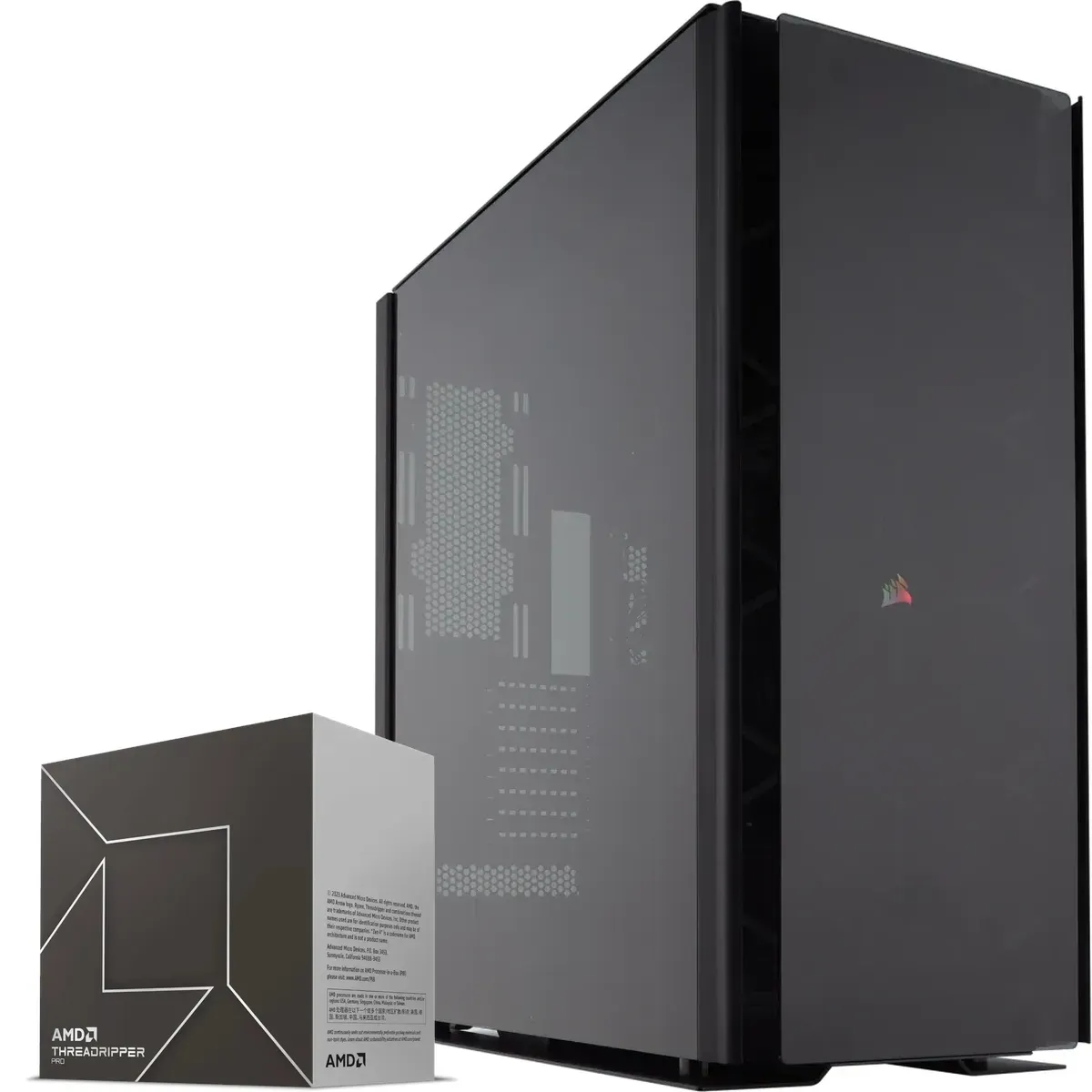 Workstation AMD Threadripper 7995WX 96 Cores, RTX6000 Ada, 256GB DDR5 ...