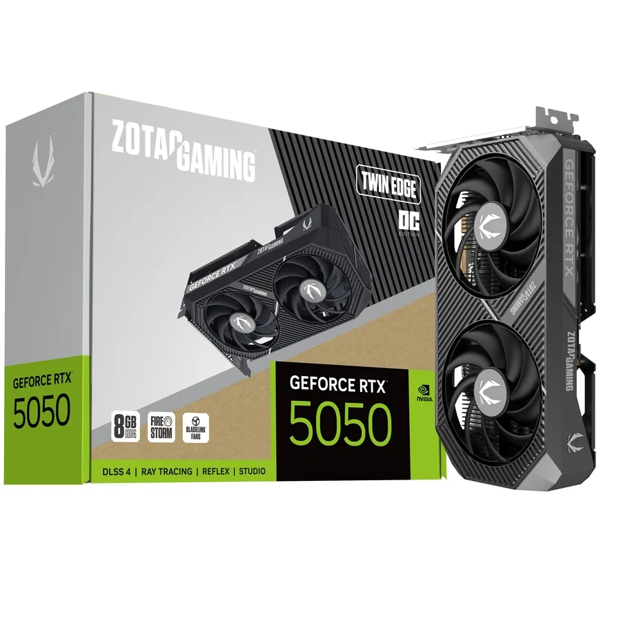 Tarjeta Gráfica ZOTAC Gaming GeForce RTX 5050 Twin Edge OC 8GB GDDR6 ...